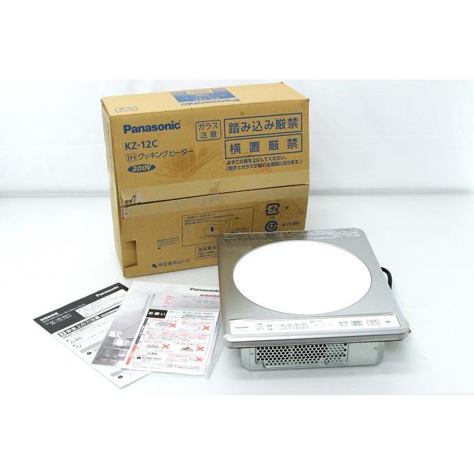 未使用品｜パナソニック KZ-12C IHクッキングヒーター ビルトインタイプ 1口 200V 2kW πH616-2I6 : 203174-5 : アキバ流通 - 通販 - Yahoo!ショッピング