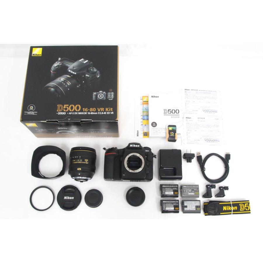 極美品｜ニコン D500 16-80 VR レンズキット シャッター回数 約12100回以下 γA5340-2R8 : 209387-5 : アキバ流通 - 通販 - Yahoo!ショッピング