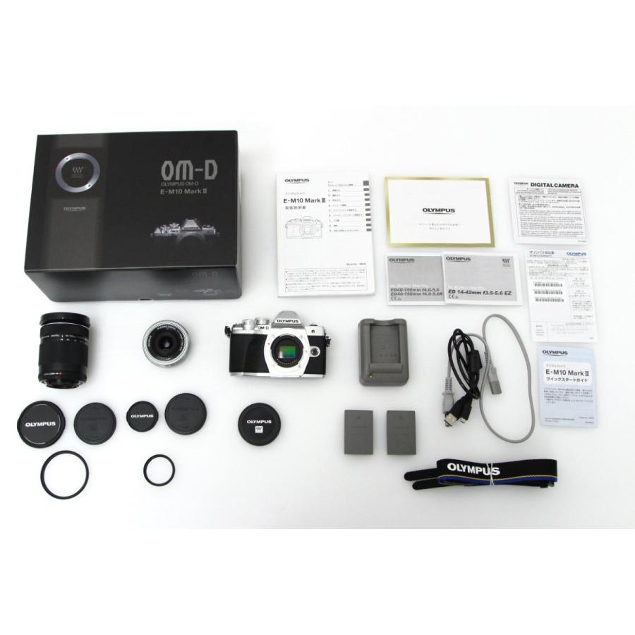 OM-D 【全額返金保証】極美品｜オリンパス E-M10 Mark III EZダブルズームキット シルバー γT155-2Q4 : アキバ流通 - 通販 - Yahoo!ショッピング