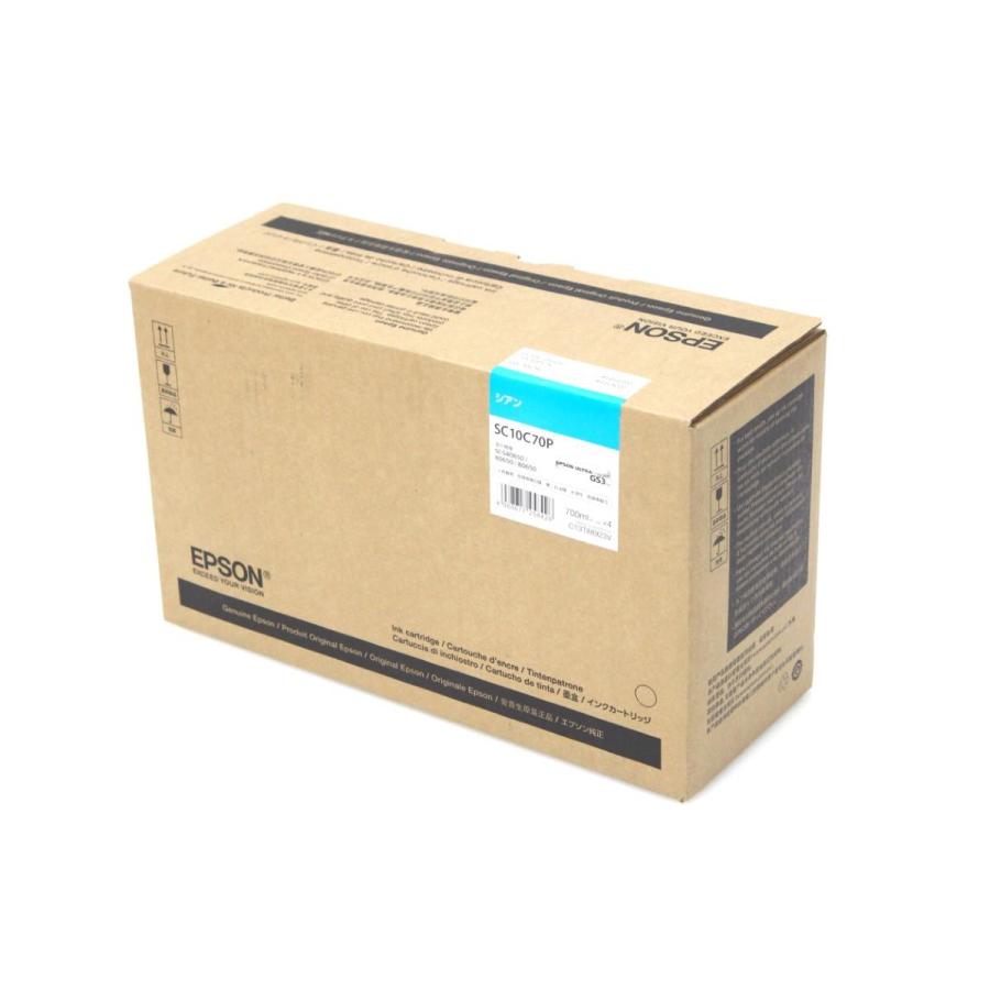 SureColor 未使用品｜エプソン SC10C70P シアン インクカートリッジ 700ml 純正 πT621-2H4 : アキバ流通 - 通販 - Yahoo!ショッピング