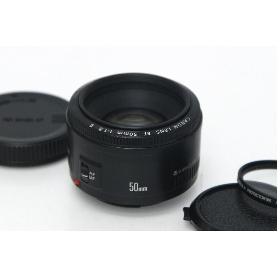 EFレンズ 並品｜キヤノン EF50mm F1.8 II CA01-H4012-2O3B Canon EFマウント 単焦点レンズ フルサイズ ...