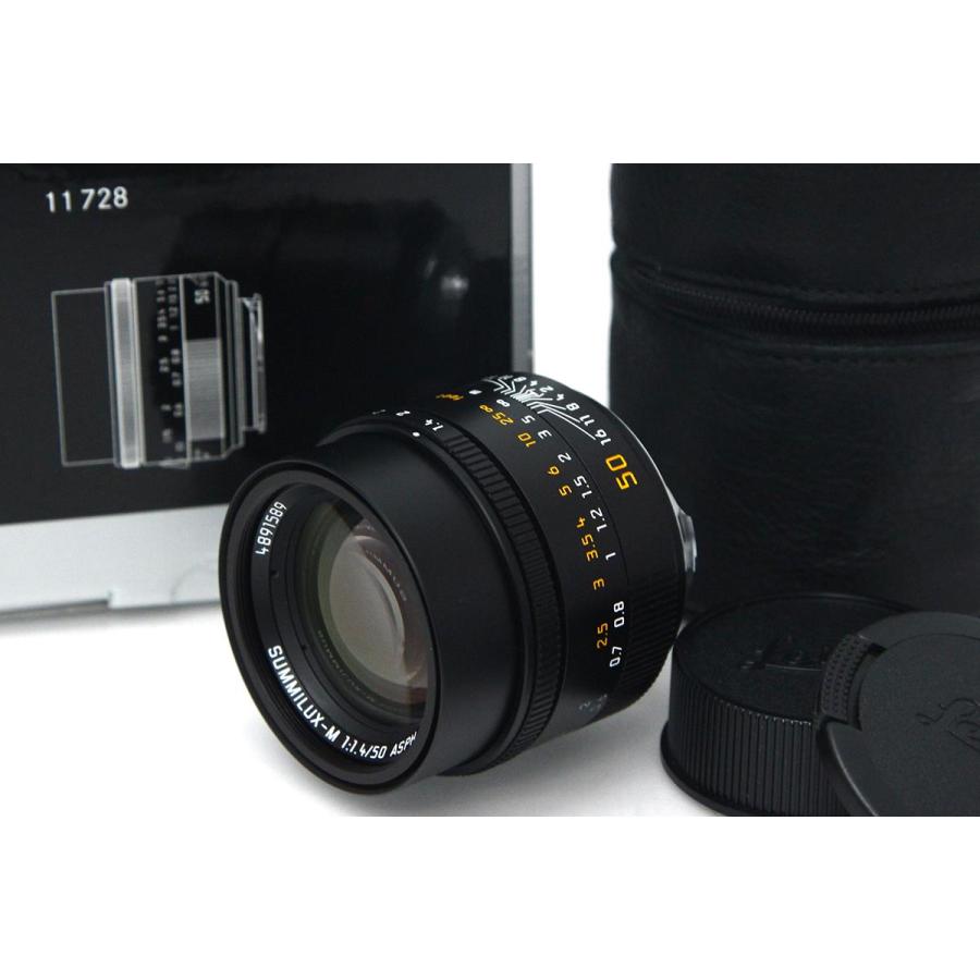 ライカ（Leica） 【全額返金保証】極美品｜ライカ Summilux M50mm F1.4 ASPH 11728 ブラック CA01 ...