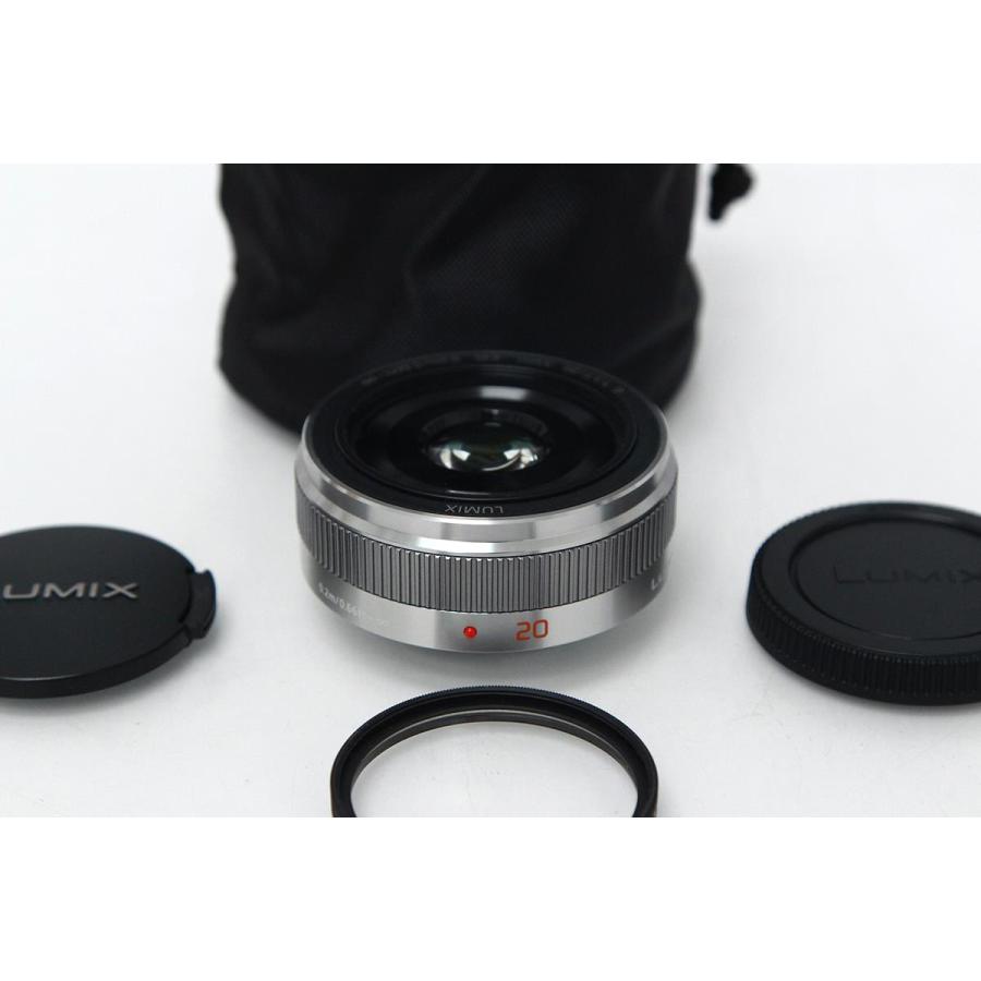 LUMIX Gシリーズ B 美品｜パナソニック G 20mm F1.7 II ASPH. H-H020A-S シルバー CA01-M1708 ...