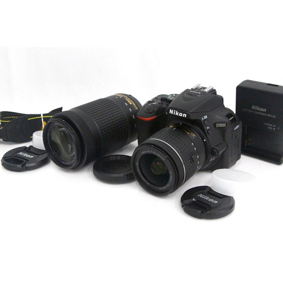 D5000 【全額返金保証】美品｜ニコン D5600 ダブルズームキット CA01-A8596-2P1B : アキバ流通 - 通販 ...