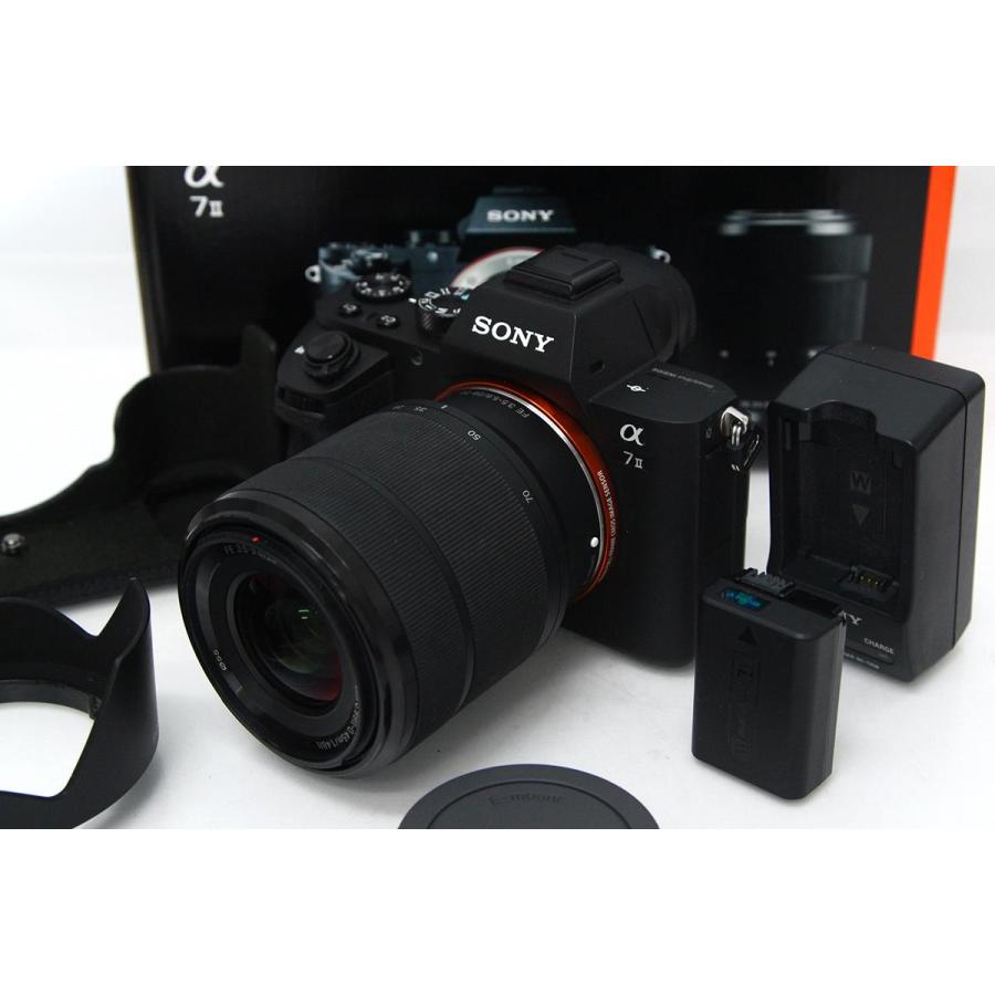α7 【全額返金保証】並品｜ソニー II ILCE-7M2K ズームレンズキット CA01-M1977-2P4 : アキバ流通 - 通販 - Yahoo!ショッピング