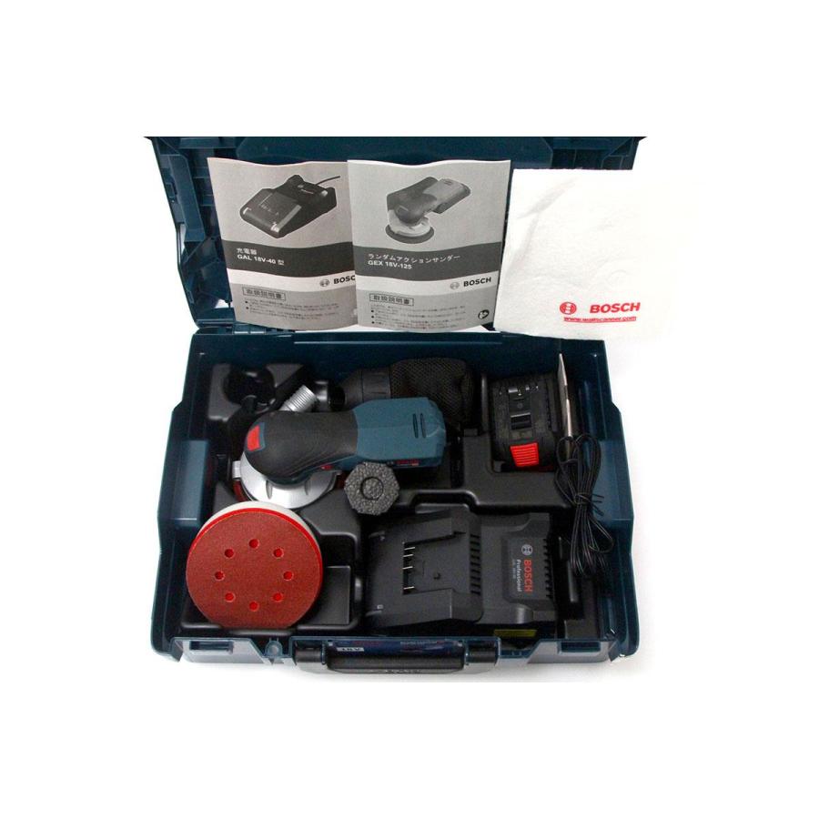 BOSCH（ボッシュ） 未使用品｜ボッシュ GEX18V-125 コードレス吸じんランダムアクションサンダー 18V TL04-A8745 ...
