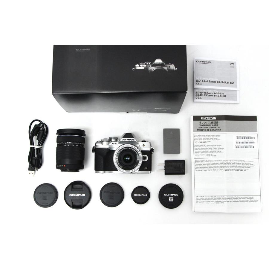OM-D 【全額返金保証】並品｜オリンパス E-M10 Mark IV EZダブルズームキット シルバー CA01-M2327-3V4 : アキバ流通 - 通販 - Yahoo!ショッピング