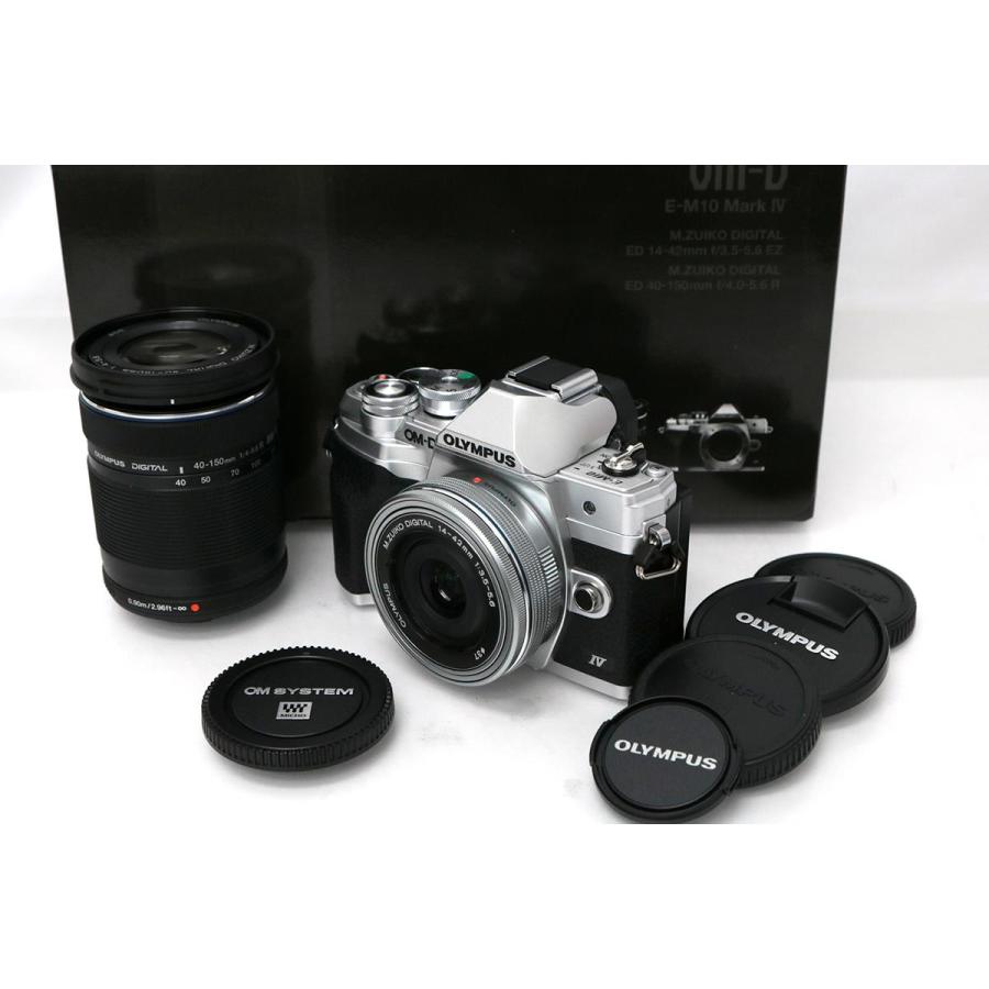 OM-D 【全額返金保証】極美品｜オリンパス E-M10 Mark IV EZダブルズームキット シルバー CA01-M2476-3Y3 : アキバ流通 - 通販 - Yahoo!ショッピング