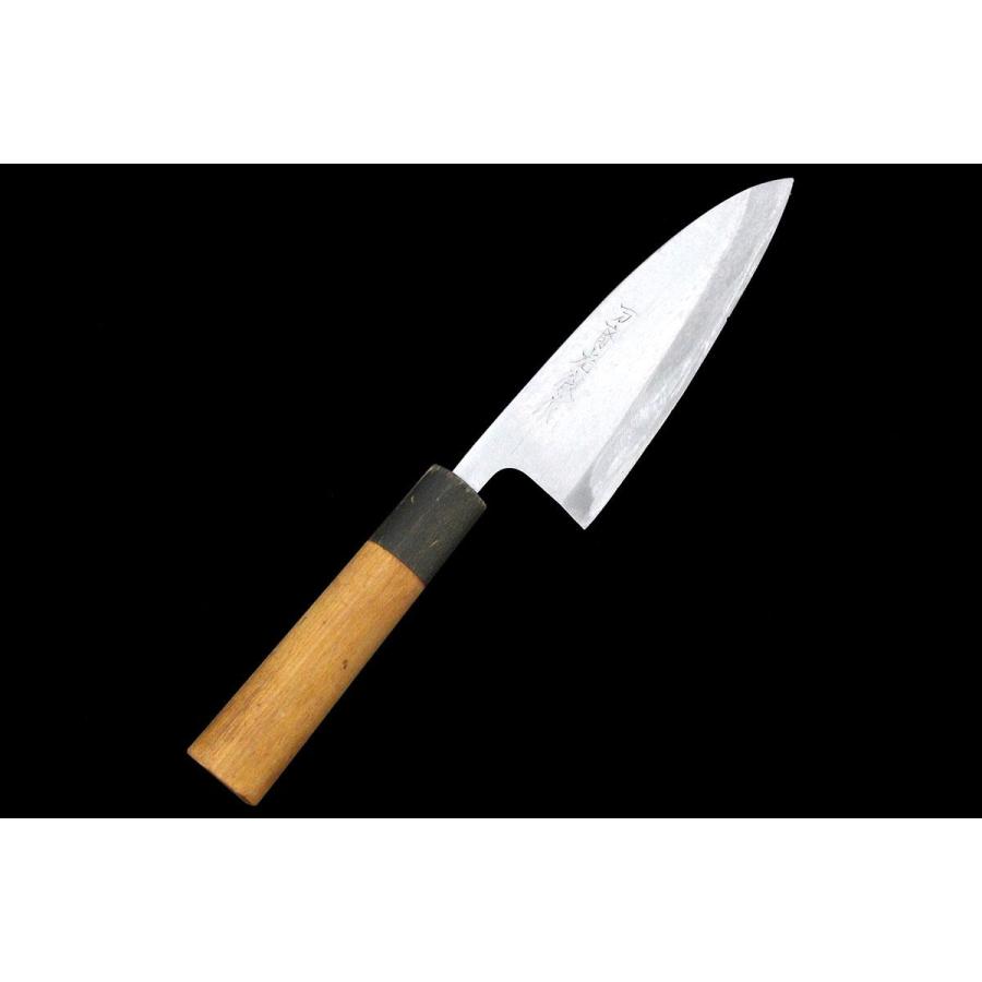 美品｜一刀斎虎徹 出刃包丁 霞 五寸 朴柄 KN02-A11030-2L1A : アキバ流通 - 通販 - Yahoo!ショッピング