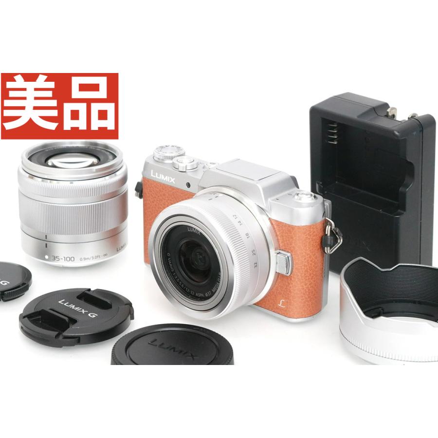 LUMIX Gシリーズ 【全額返金保証】美品｜パナソニック DMC-GF7W ダブルズームレンズキット CA01-M4203-3U4B ...