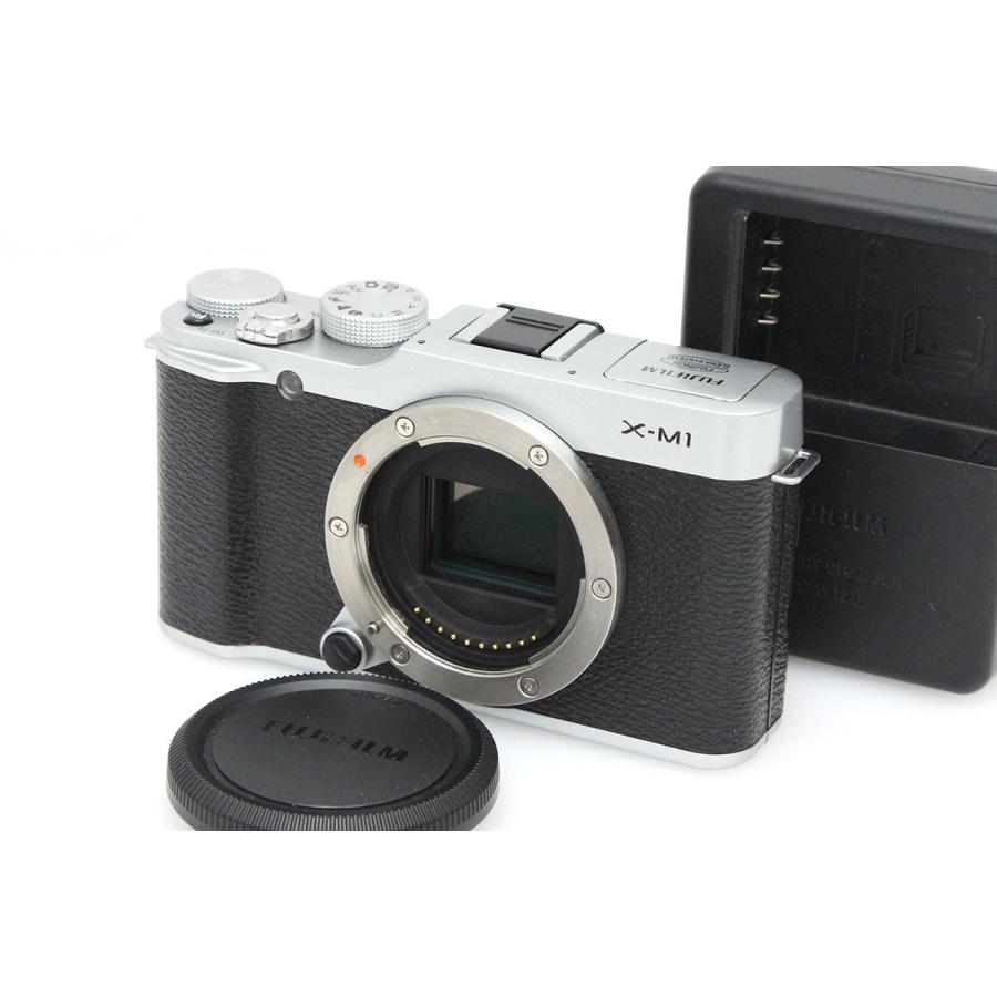 富士フイルム Xシステム 【全額返金保証】良品｜富士フイルム FUJIFILM X-M1 ボディ [シルバー]（センサー清掃済み） CA01 ...