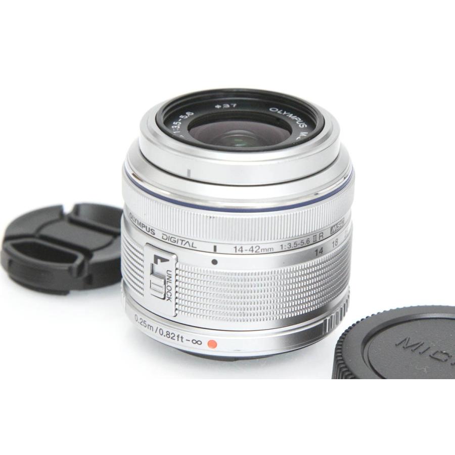 M.ZUIKO お買い得品｜オリンパス DIGITAL 14-42mm F3.5-5.6 II R シルバー CA01-R4302-2B2B ...