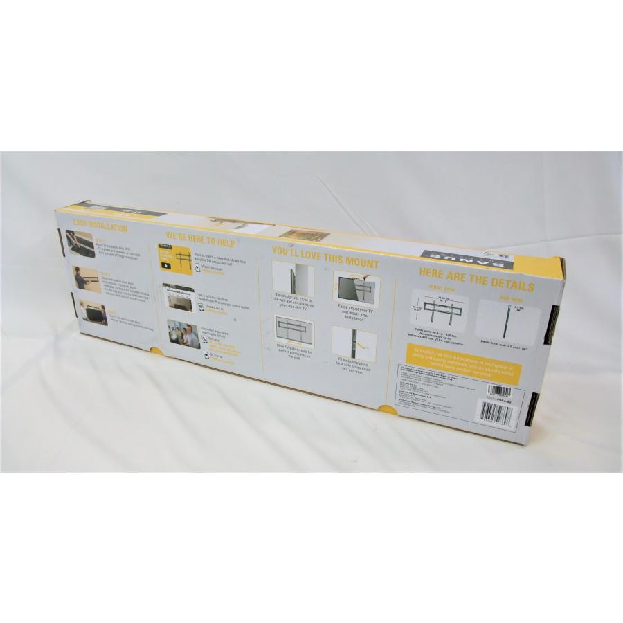 SANUS 中古未使用品 テレビ用壁掛け金具 VuePoint F55c-B2 薄型固定ウォールマウント 47-90インチ 58.0kgまで : あきばU-SHOP ヤフー店 - 通販 ...