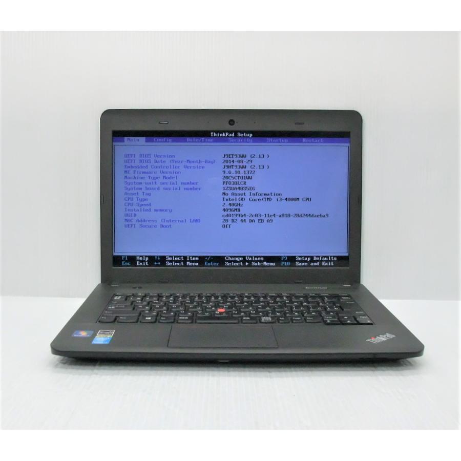 ThinkPad 中古 ノートパソコン Lenovo E440 20C5CTO1WW Corei3-4000M/4GB-MEM/500GB-HDD/DVDマルチ/14インチ/OS無し ...