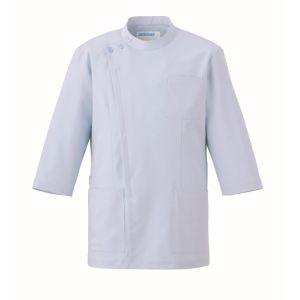 KAZEN カゼン 763-41 ジャケット七分袖男女兼用 サックス Lサイズ : あきばおー ヤフーショップ - 通販 - Yahoo!ショッピング