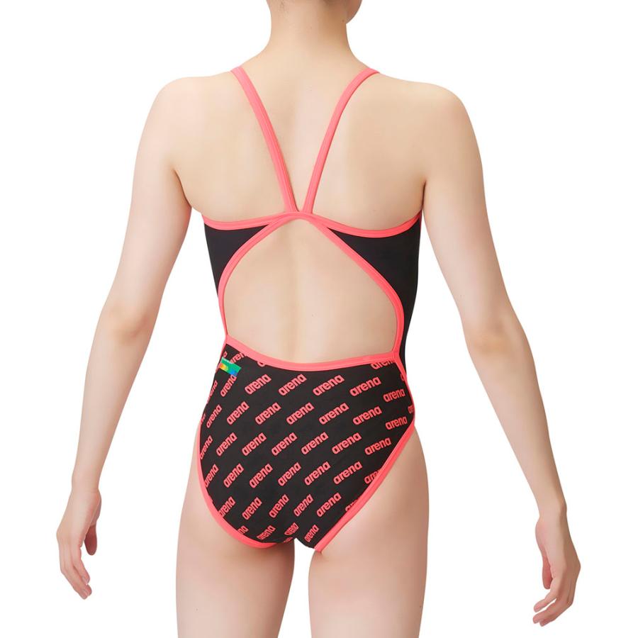 アリーナ 競泳水着 レディス トレーニングワンピース（オープンバック） PNK×BLK×PNKK arena FSA3614W PNK : あきちゃん堂 - 通販 - Yahoo!ショッピング
