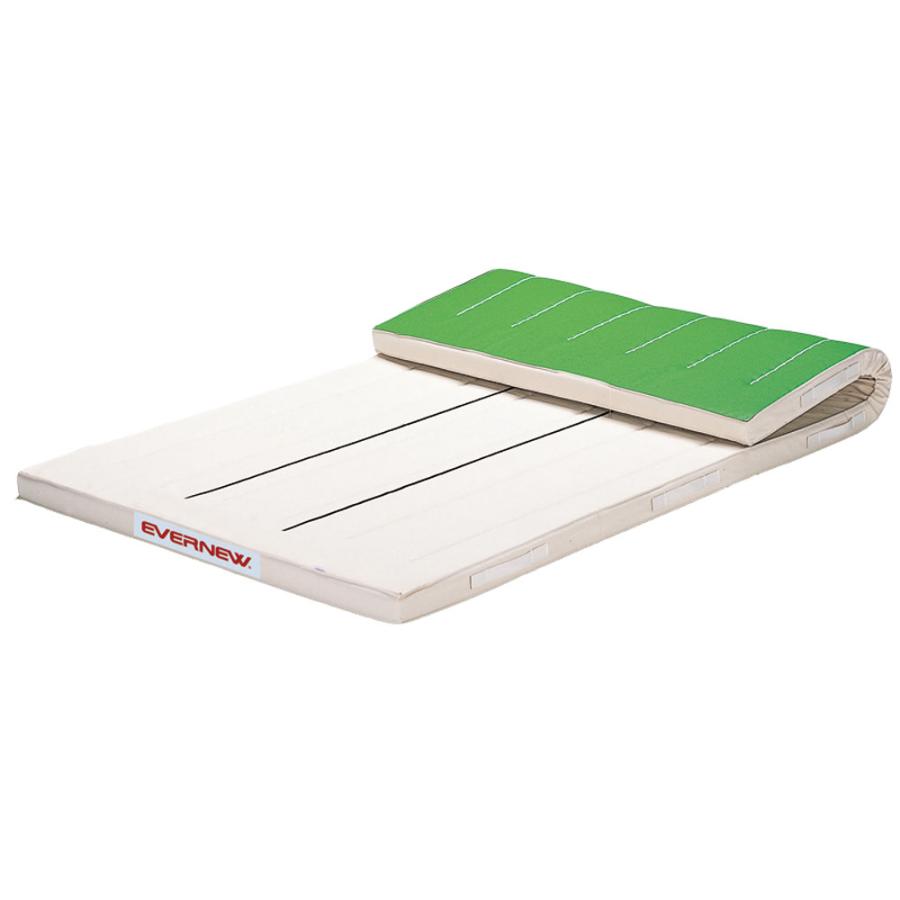 EVERNEW エバニュー EKM403 6cm厚指導ライン入りマット すべり止め付 120×300×6 : あきちゃん堂 - 通販 - Yahoo!ショッピング