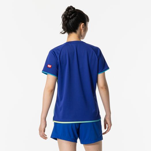 ミズノ ゲームシャツ(卓球)[ウィメンズ] サーフブルー Mizuno 82JAB21425 :Mizuno-82JAB214-25-noLot:あきちゃん堂 - 通販 - Yahoo!ショッピング