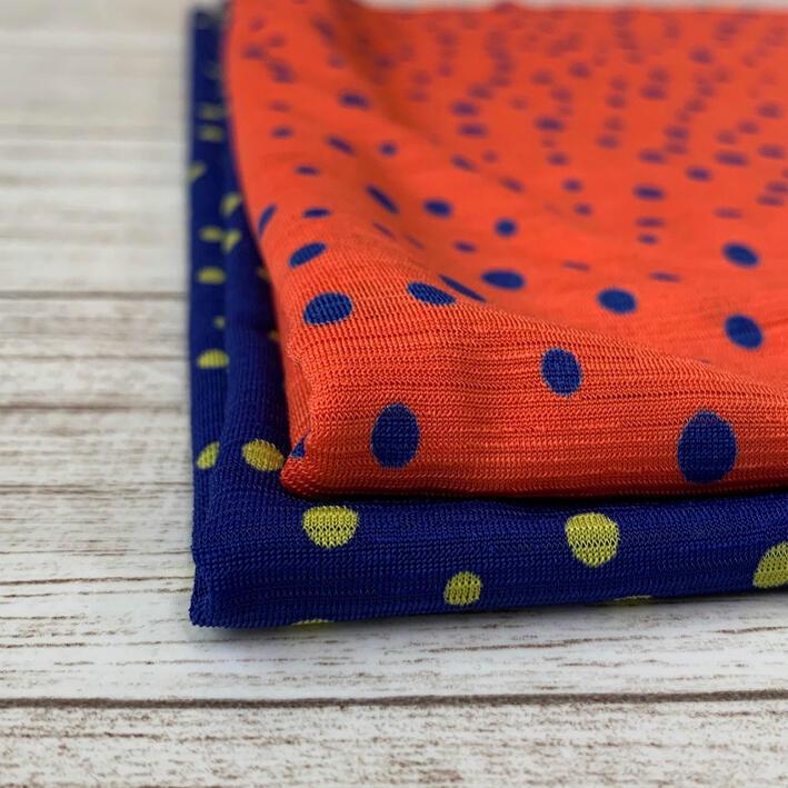 ニット ドット ビビット カラー ポリ100％ : dkt19-hd-3 : OKB fabric - 通販 - Yahoo!ショッピング