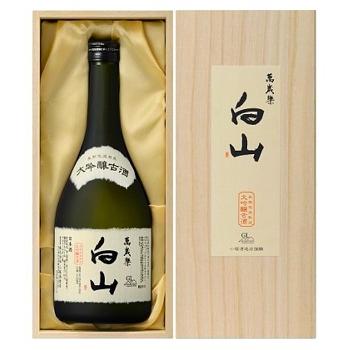 萬歳楽 白山 大吟醸古酒 【桐箱入り】 720ml.e お届けまで14日ほどかかります : あきさ - 通販 - Yahoo!ショッピング
