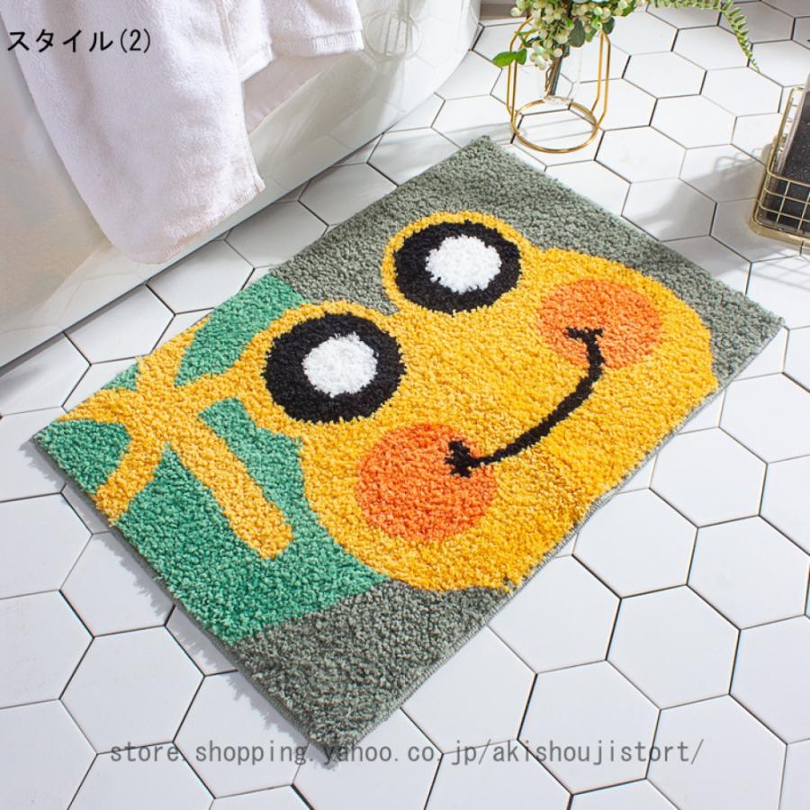 ドアマット 玄関マット 足ふきマット 複数の色選べる お風呂マット 足拭きマット キッチン 滑り止め 速乾 吸水 丸洗い 厚い 風呂 カラー 浴室 台所 : 3bx-hr5-5nz2 : 明希 ...