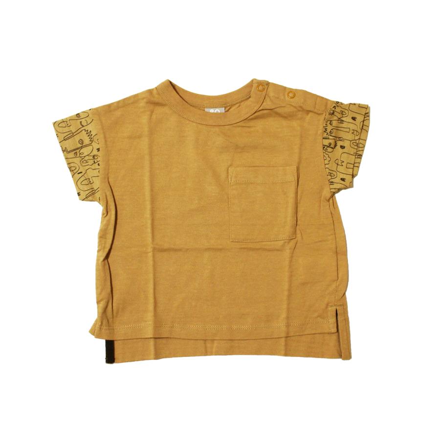 半袖Tシャツ 袖デザイン 子供服 男の子 女の子 DILASH ディラッシュ 80cm 90cm 100cm 110cm 120cm 130cm 140cm メール便OK DS14 ...