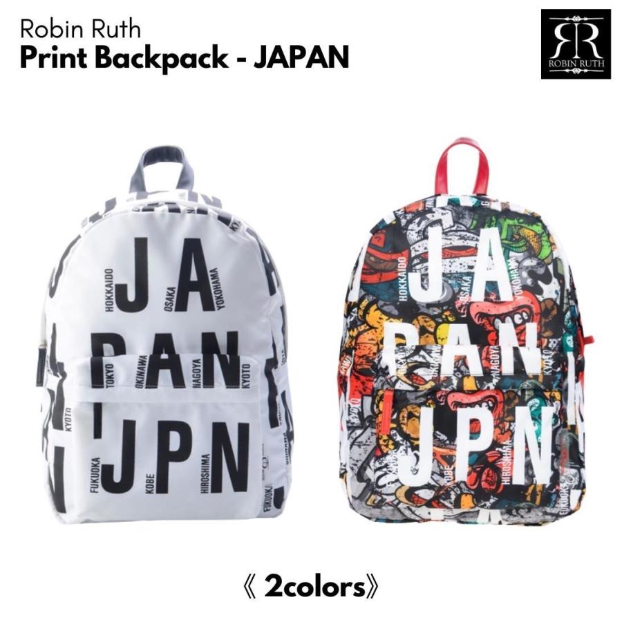 ROBIN RUTH フォトプリント リュックサック JAPAN BJP042 ホワイト/マルチカラー : アッキーインターナショナル ...