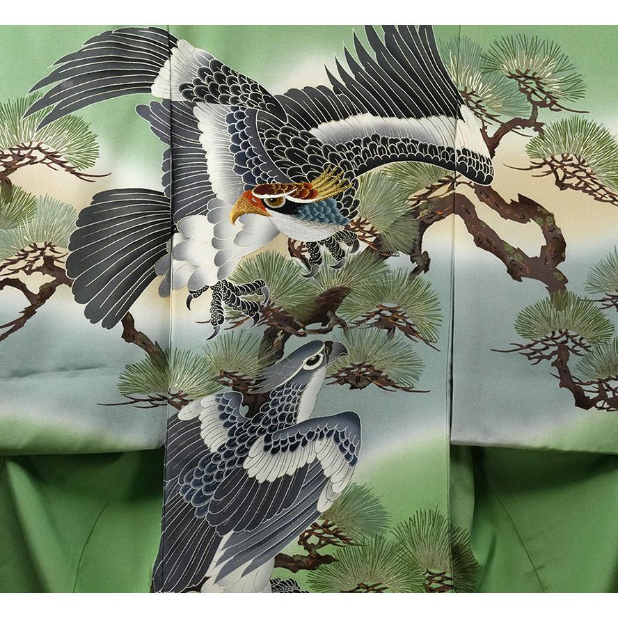 お宮参り 着物 男児 祝着 初着 産着 正絹のしめ 新品d32041 : あこがれ ゆめ ドットコム - 通販 - Yahoo!ショッピング