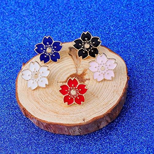 桜 ピンバッジ 5色 セット : AKROS 懐中電灯 LEDライト キー 桜 ピンバッジ 5色 セット : AKROS 懐中電灯 LEDライト キー