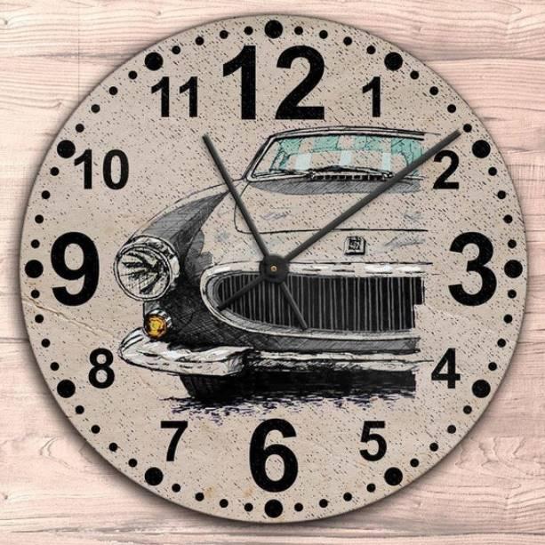 VOLVO ボルボ 後期型 掛時計 ウオールクロック 壁掛け時計 P1800 LATE MODEL CLOCK WALL ROUND おしゃれ ...