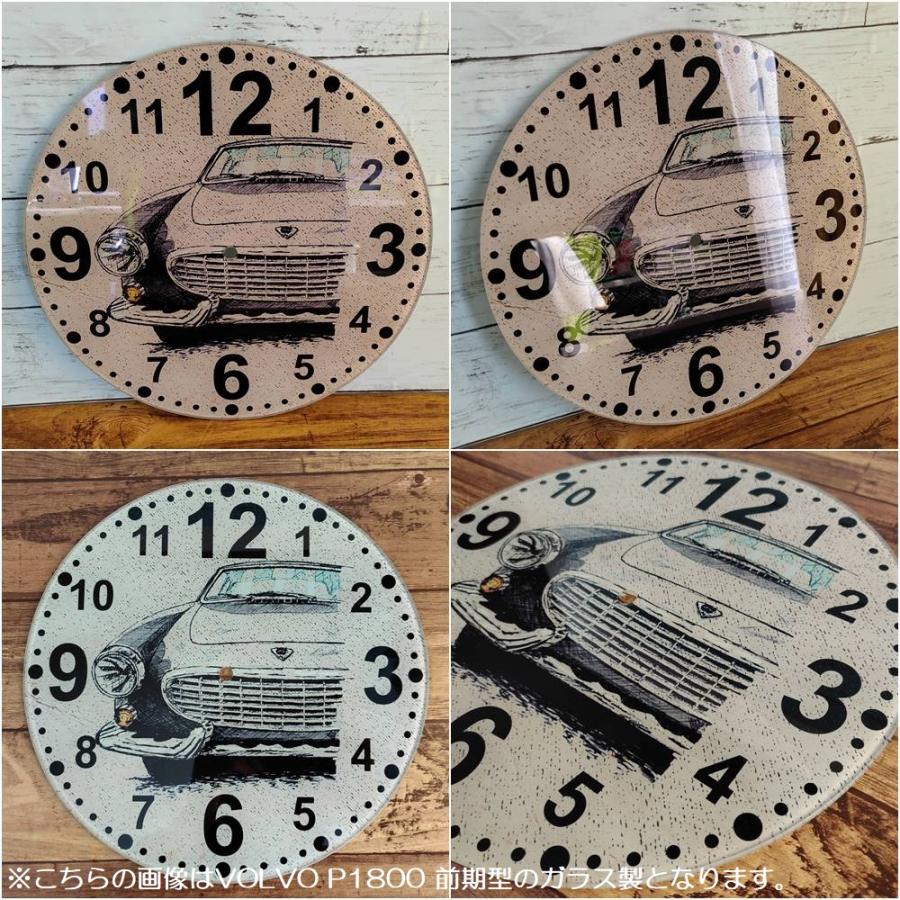 VOLVO ボルボ 後期型 掛時計 ウオールクロック 壁掛け時計 P1800 LATE MODEL CLOCK WALL ROUND おしゃれ ...