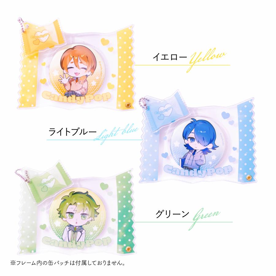 \雑誌anan掲載商品／ 缶バッジホルダー キーホルダー 推し活グッズ SNS映え キャンディ 母の日 プレゼント ギフト おしゃれ 可愛い 缶バッジ フレーム : アクリルLabo - 通販 ...