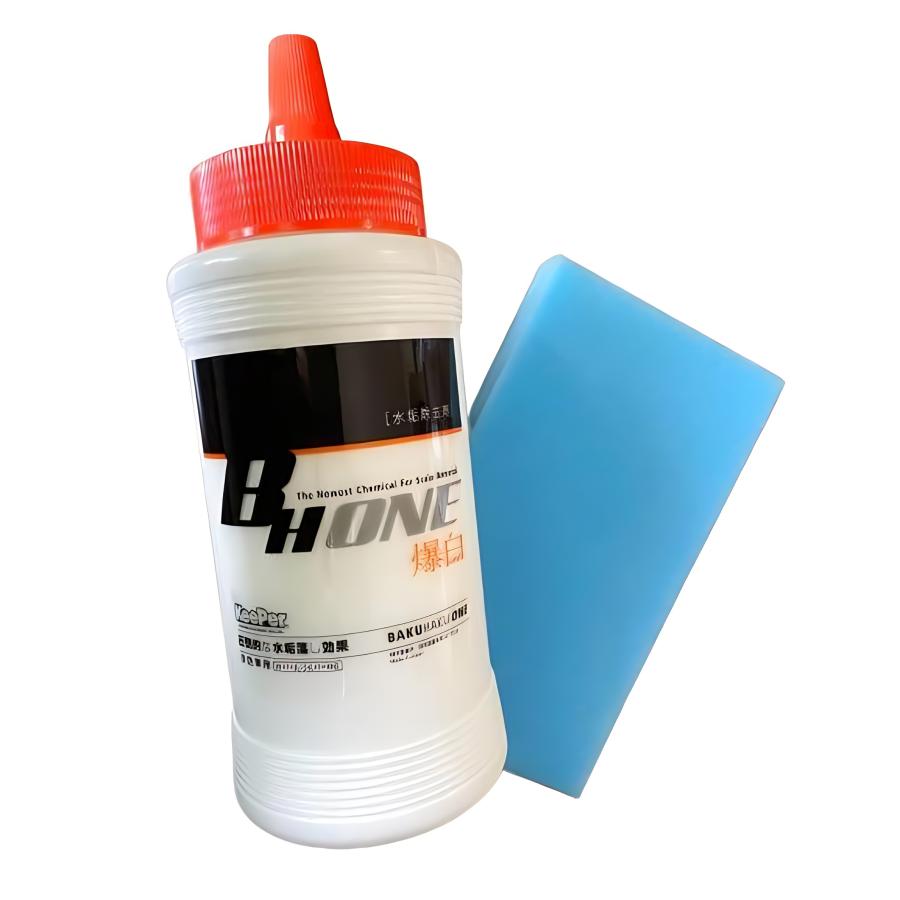 KeePer技研 爆白ONE 300ml キーパー スポンジ セット 洗車 シャンプー 水垢落とし コーティング メンテナンス ケミカル クロス 取説付 (爆白+アオ+取説) : AKY ...