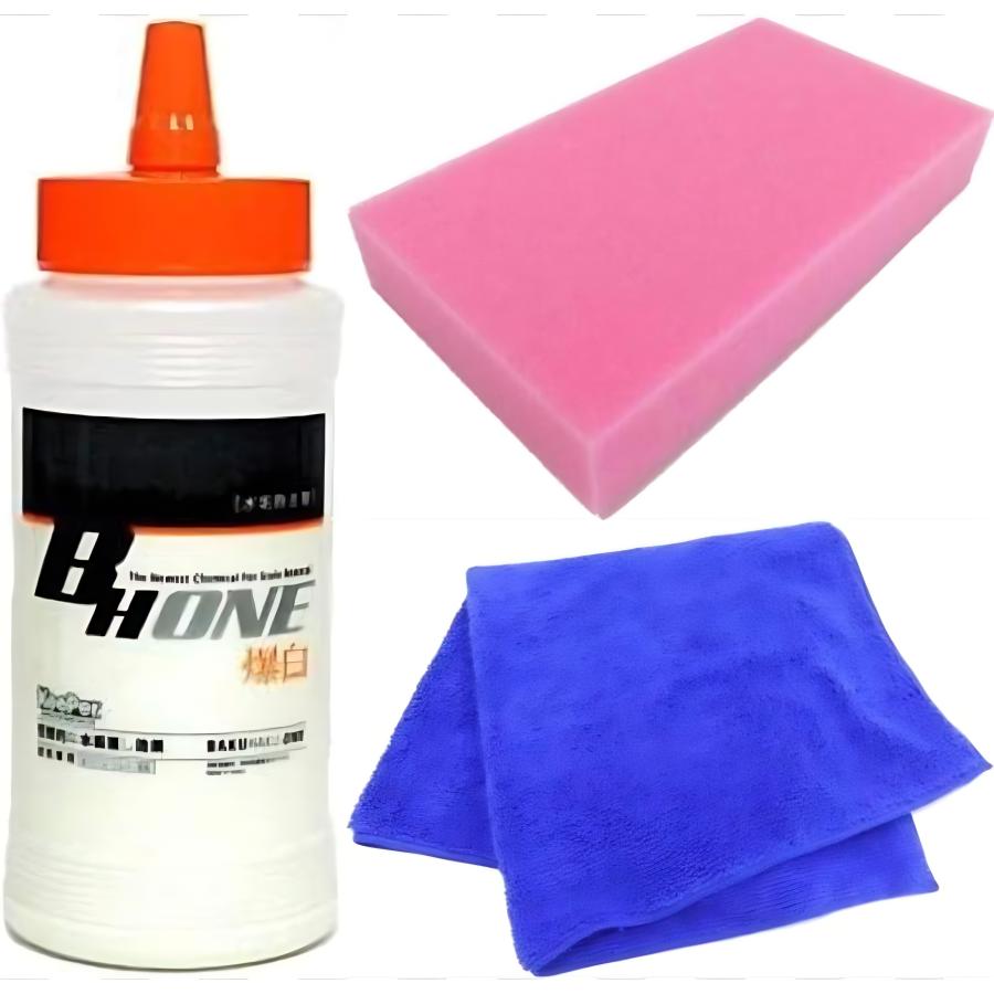 KeePer技研 KeePer 爆白ONE キーパー 水垢 ワン スポンジ 洗車 コーティング シャンプー ケミカル クロス 艶 300ml(ピンク＋青) : AKY stores - 通販 ...