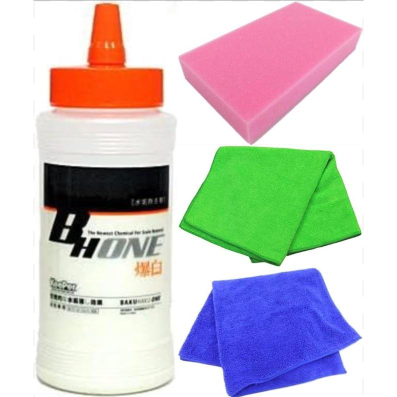 KeePer技研 KeePer 爆白ONE キーパー 水垢 ワン スポンジ 洗車 コーティング シャンプー ケミカル クロス 艶 300ml (爆白+アオ+青) : AKY stores ...