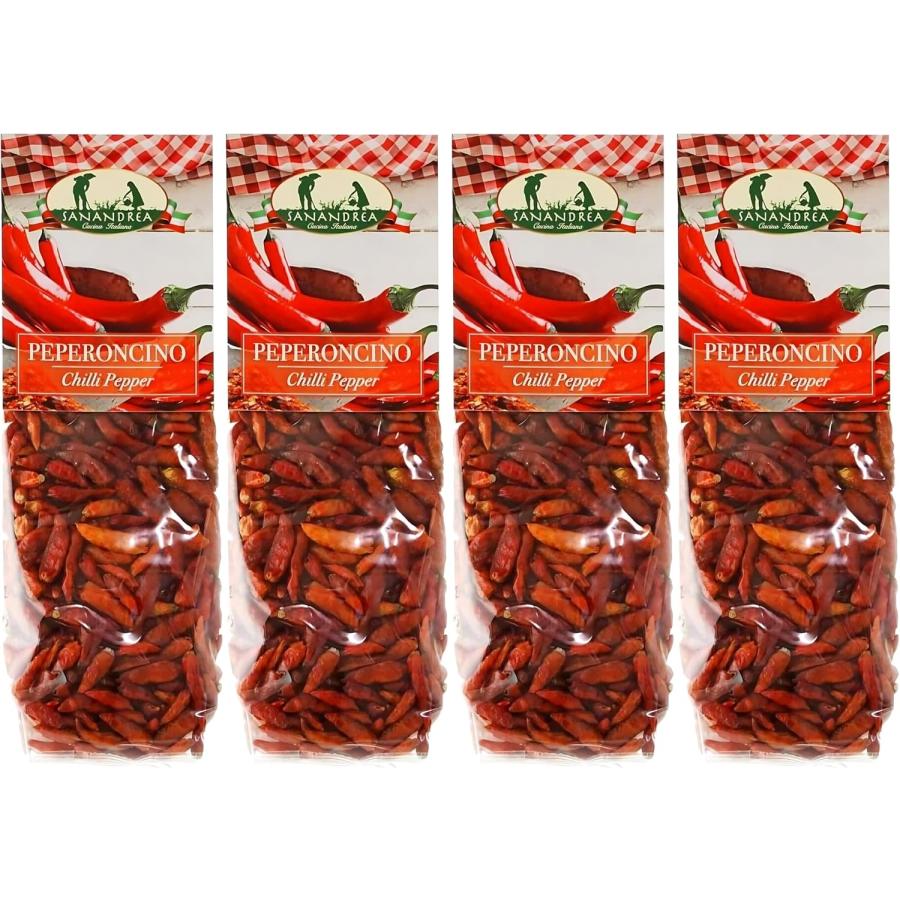 サンアンドレア ペペロンチーノ ピッコロ 70g 4袋 唐辛子 パスタ ソース スープ イタリアン 鷹の爪 種 業務用 小粒タイプ 2〜3cm (ぺぺ 4袋) : AKY stores ...