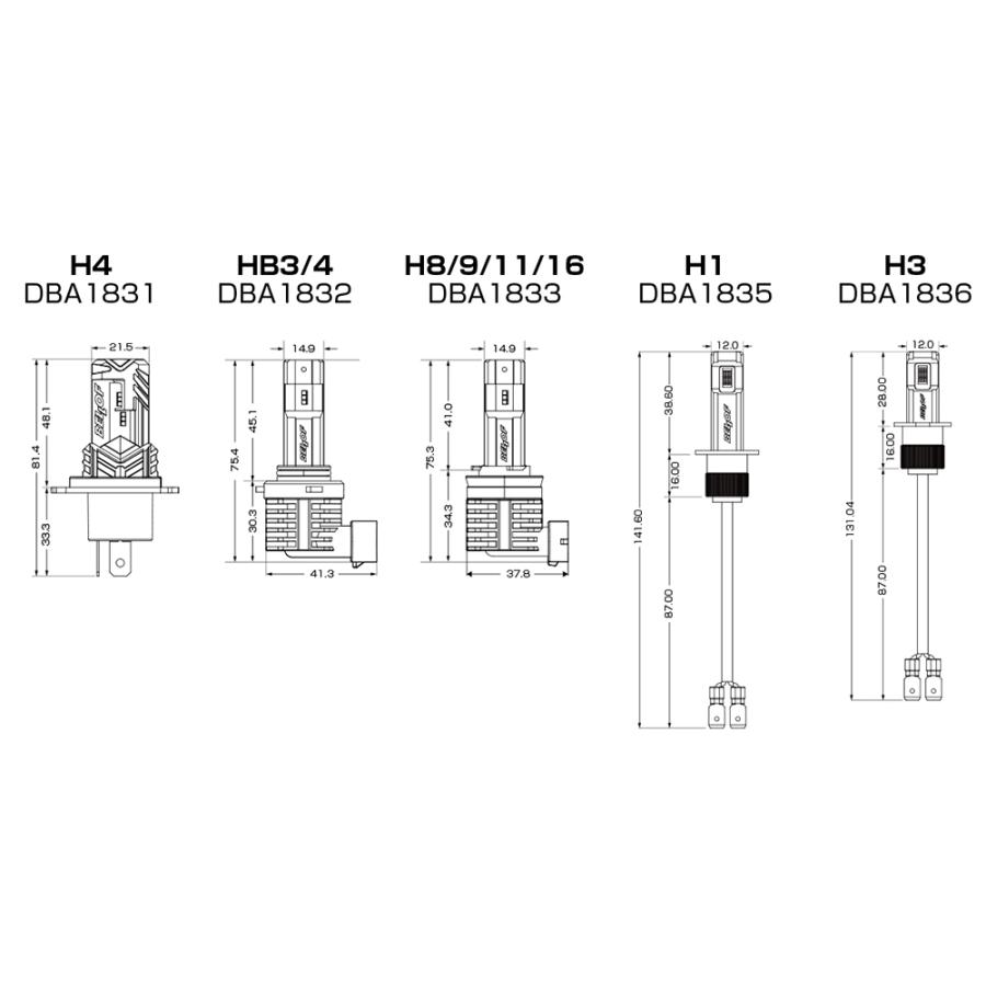 Bellof ヴェロフ BELLOF LEDヘッドライトバルブ H8 H9 H11 H16 12V 24V共通 ベロフ LEDバルブ プレシャス・レイ R 6000K 3000lm 車検対応 ...