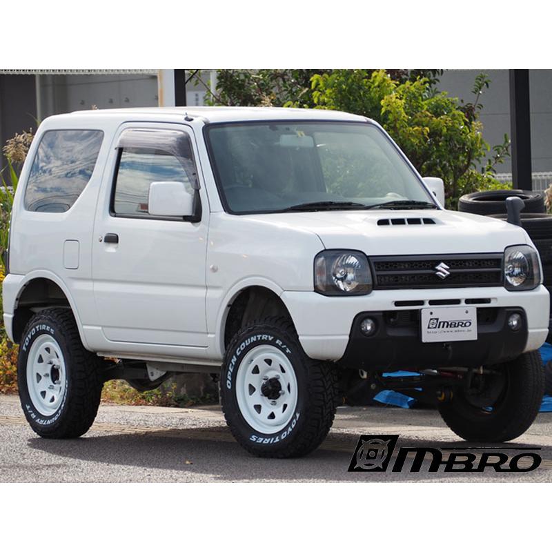 エムブロ オールドカントリーSS8 スチールホイール ジムニー JB23W JB64W 16インチ+20 1655 139/5H ハブ108パイ ホワイト 2本組×2 4本1台分 ホイール ...