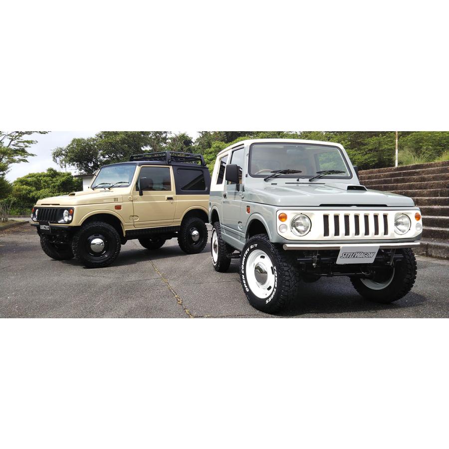 エムブロ オールドカントリー スチールホイール 64ジムニー JB64W 16インチ +20 5.5J 139-5H ブラック 2本組×2 4本1台分 ホイール : okwjb64b ...