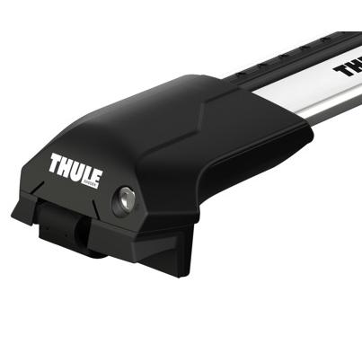 THULE スーリー トヨタ ランドクルーザー 250 R6/4〜 純正ルーフレール付車用 7204 7213B（前後) ブラックエッジ ...