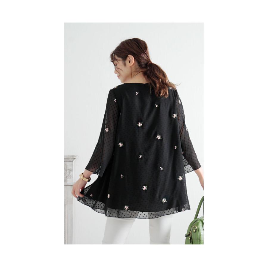 Sawa a la mode レディース トップス チュニック 黒 白 ブラック Sawa a la mode レディース トップス チュニック 黒 白 ブラック