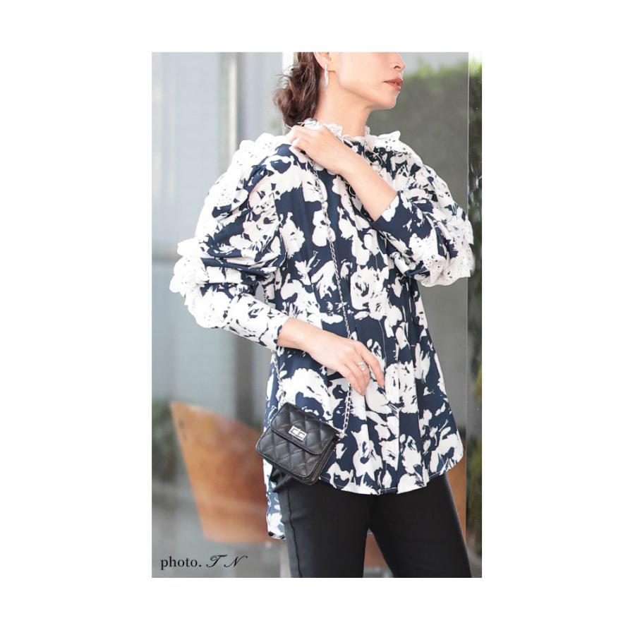 Sawa a la mode レディース トップス ブラウス シャツ ブルー 青 Sawa a la mode レディース トップス ブラウス シャツ ブルー 青