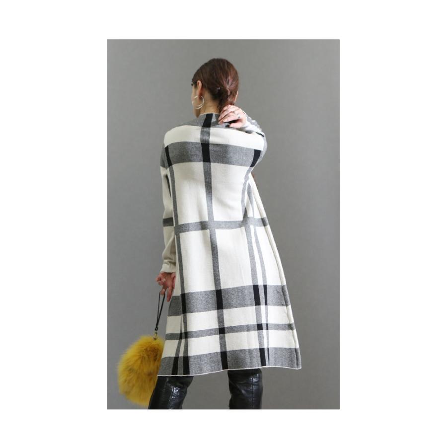 Sawa a la mode タータンチェックニットワンピース レディース Sawa a la mode タータンチェックニットワンピース レディース