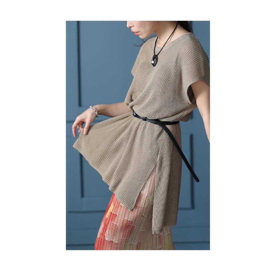 Sawa a la mode レディース トップス ニット ベスト リブ 畝編み Sawa a la mode レディース トップス ニット ベスト リブ 畝編み