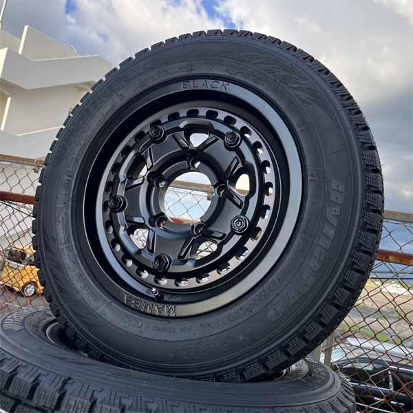 Dynapro icept 新品 16インチ ジムニー スタッドレス JB64 JB23 JA11 JA22 5穴 タイヤホイールセット 4本 HANKOOK i*cept 175/80R16 ...