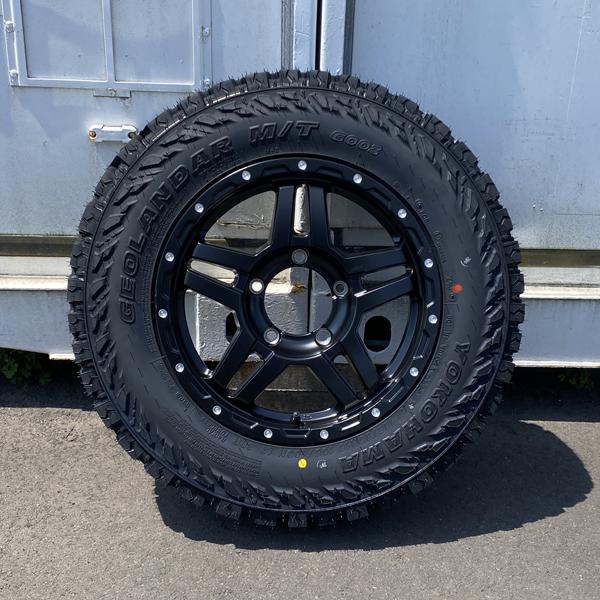 16インチ ジムニー 16×5.5J×22 JB64 JB23 タイヤ ホイール セット 4本 ヨコハマ ジオランダー MT G003 175/80R16 185/85R16 195R16 ...