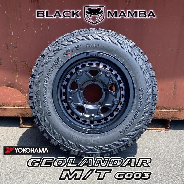 GEOLANDAR 16インチ 新品 タイヤホイール 4本セット ジムニー 専用設計 YOKOHAMA MT G003 175/80R16 185/85R16 195R16 225/75R16 ...