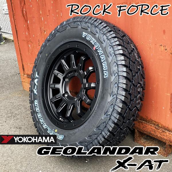 GEOLANDAR ジムニー195R16 ヨコハマタイヤ ジオランダー X-AT G016 16インチ タイヤホイール 新品 4本セット 純正車高装着可能 アウトラインホワイトレター JB64 ...