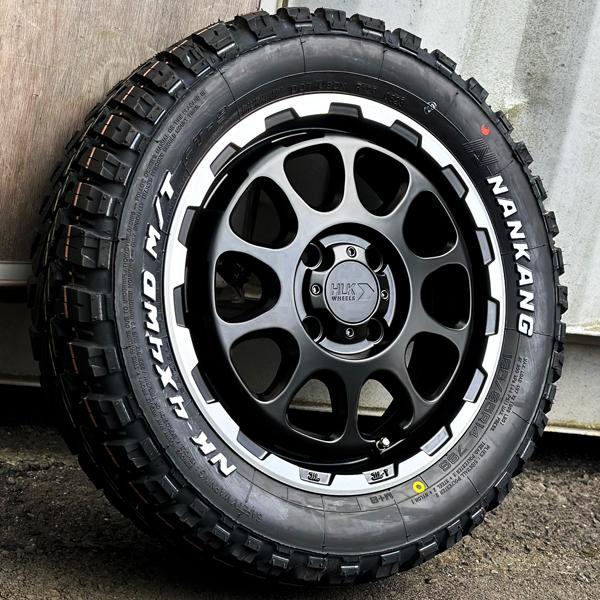 NANKANG マッドタイヤ エブリイワゴン DA17W DA64W DA62W タイヤホイールセット 14インチ 新品 4本 ナンカン FT9 165/65R14 ホワイトレター リフト ...