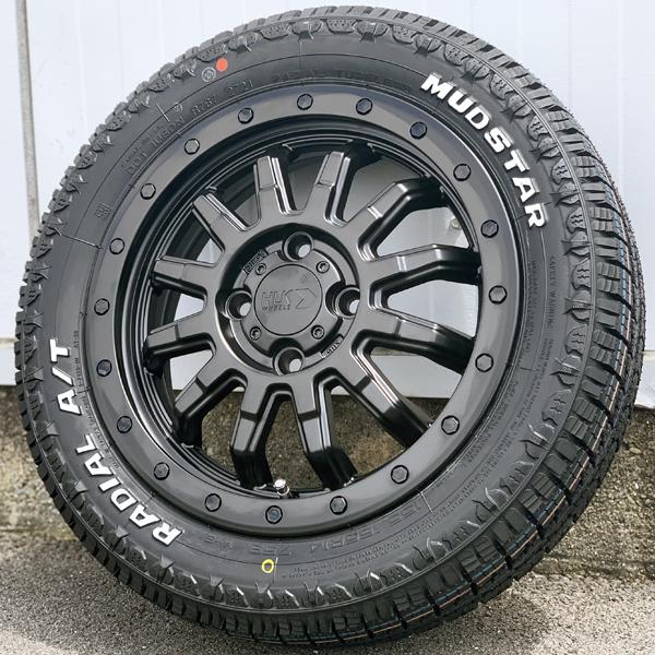 MUDSTAR ホワイトレター 14インチ エブリイワゴン DA17W DA64W DA62W タイヤホイールセット 4本 マッドスター ...